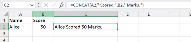 Concat Function In Excel Excelguy